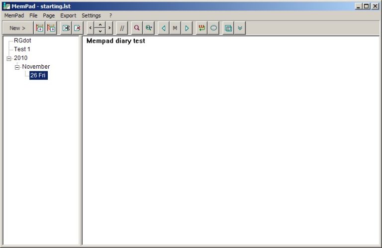 MemPad: Freeware That Is A More Than A Note Organizer - RGdot