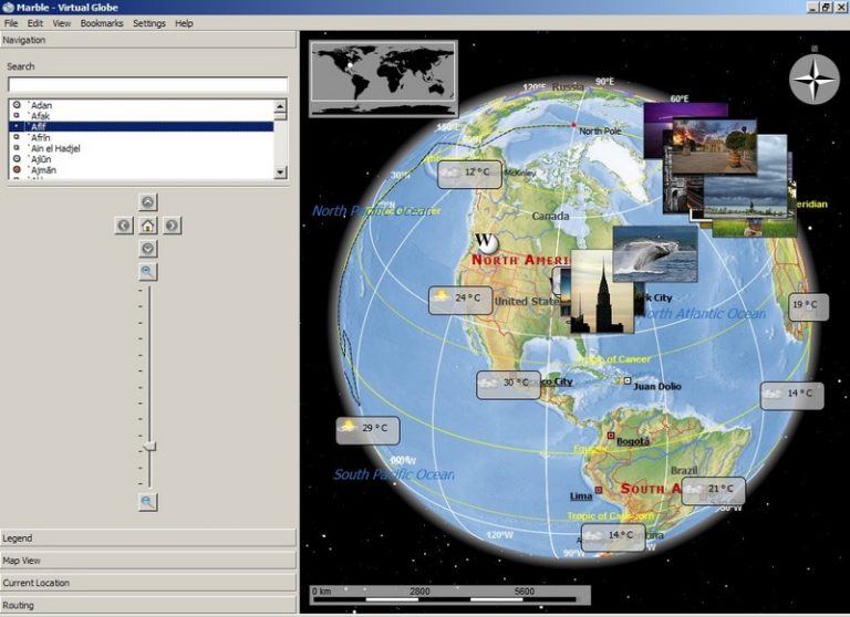 Marble: Mutliplatform Virtual Globe And World Atlas - RGdot