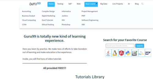 Guru99 Tutorials - RGdot
